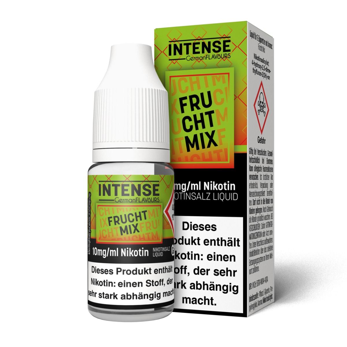 Intense by GermanFlavours - Frucht Mix Nikotinsalz Liquid 10 ml